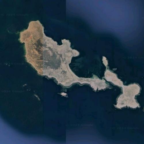 Isla Tova in Puerto Melo, Argentina (Google Maps)