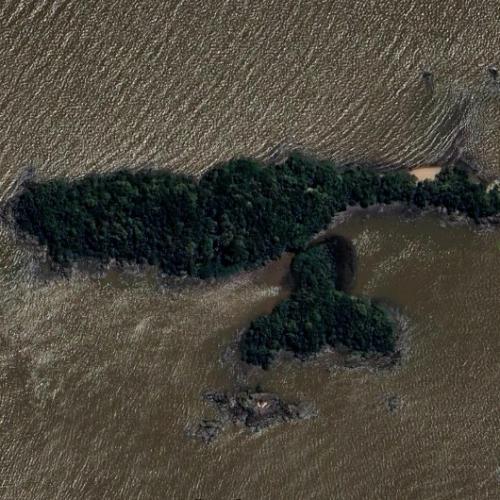 Isla López Este in Colonia del Sacramento, Uruguay (Google Maps)