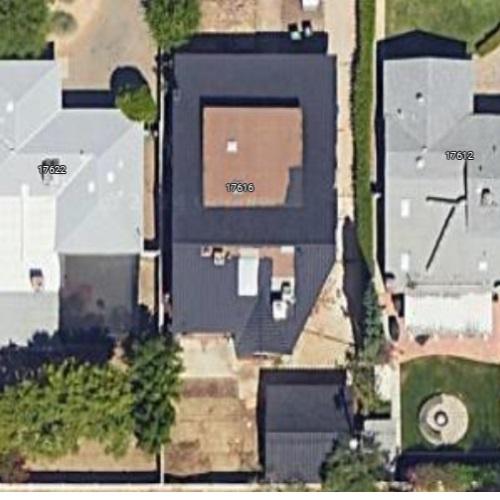 Johnnie Guilbert house in Encino, Los Angeles, CA (Google Maps)