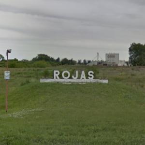 Rojas sign in Rojas, Argentina - Virtual Globetrotting