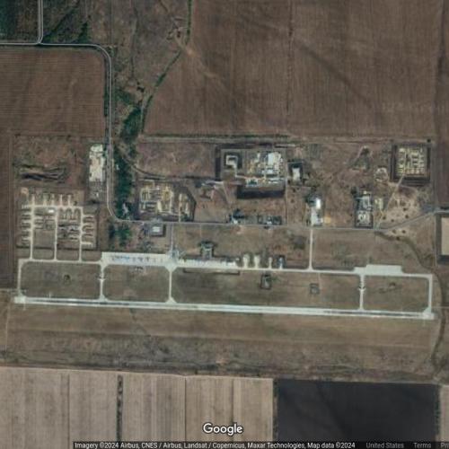 Morozovsk airbase in Morozovsk, Russian Federation (Google Maps)