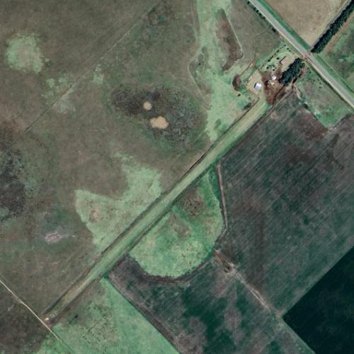 Aeroagereo Airport in Roberts, Argentina (Google Maps)