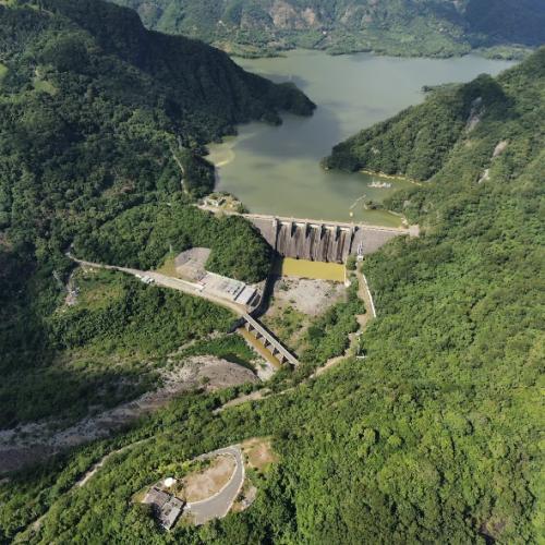 Valdesia reservoir dam in Cambita Garabitos, Dominican Republic (Google ...