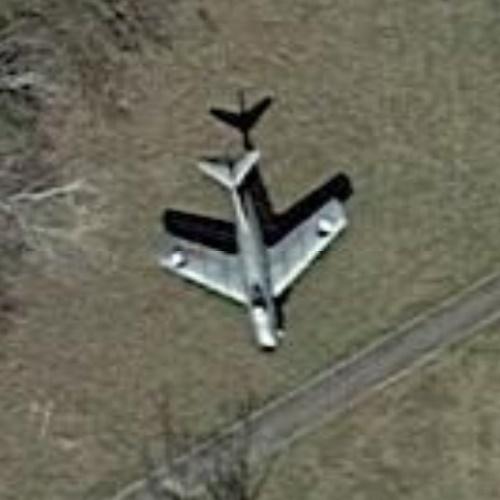 MiG-15bisSB in Bechyne, Czech Republic (Google Maps) (#2)
