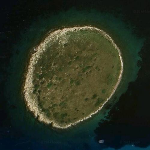 Samunćel in Unije, Croatia (Google Maps)