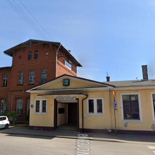 Nowogard railway station in Nowogard, Poland (Google Maps)