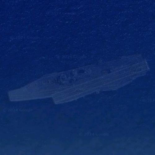 INS vikramaditya in Karwar, India (Google Maps) (#2)