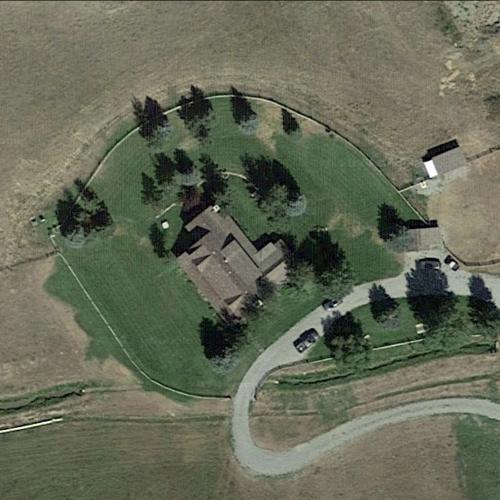Michael Keaton's Montana Ranch in Mc Leod, MT (Google Maps)