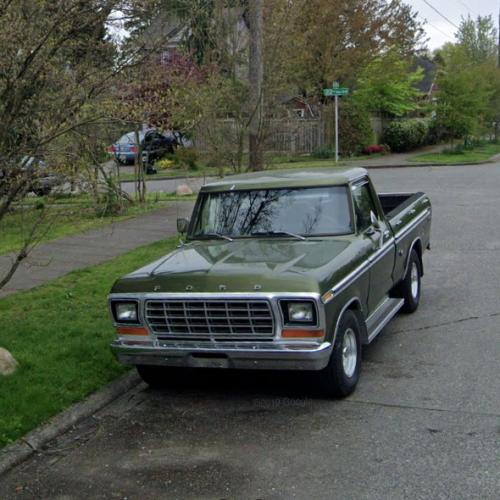 Ford F-100 Ranger in Seattle, WA (Google Maps)
