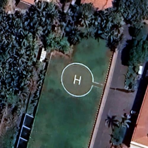 Rajbhavan Helipad in Mumbai, India (Google Maps)