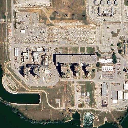 Arthur von Rosenburg Power Station in Elmendorf, TX (Google Maps)