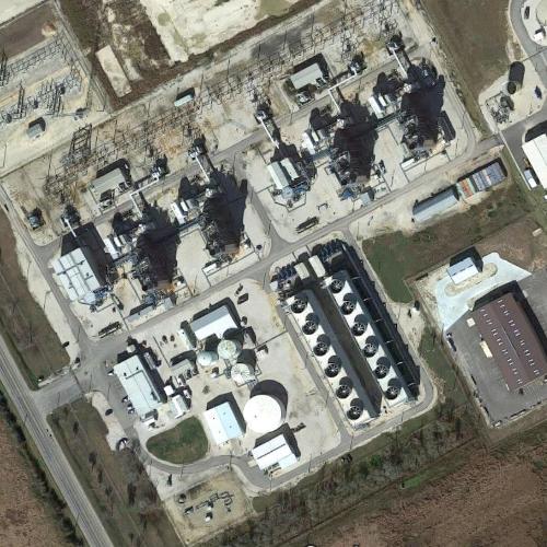 Colorado Bend Energy Center in Wharton, TX (Google Maps)