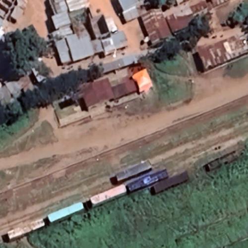 Kabongo railway station in Kabongo, Democratic Republic of the Congo ...