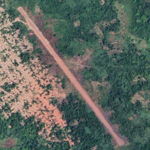 Ango Airport in Ango, Democratic Republic of the Congo (Google Maps)