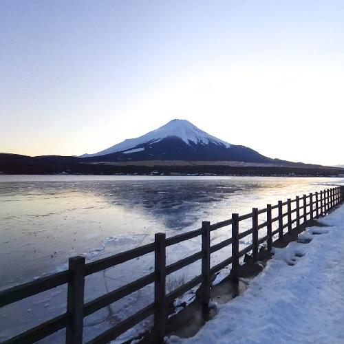 Mt. Fuji wintertime in Gotemba, Japan (Google Maps)