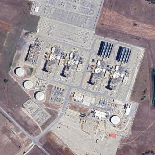 Hays Energy Project in San Marcos, TX (Google Maps)
