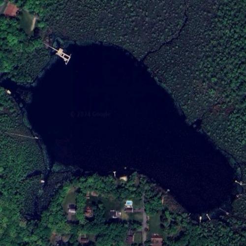 Barger Pond in Mahopac, NY (Google Maps)
