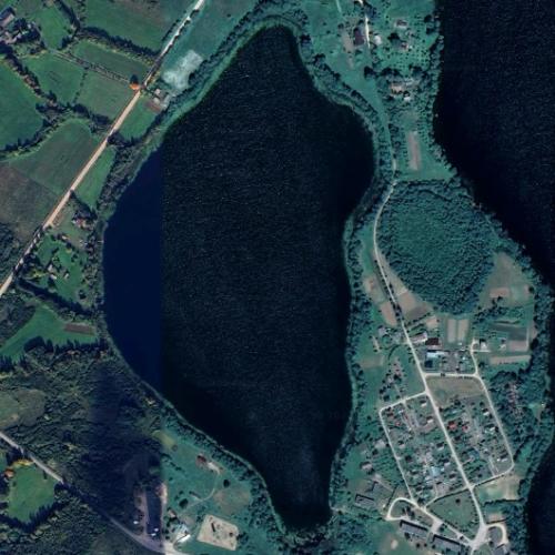 Demenes ezers in Daugavpils, Latvia (Google Maps)