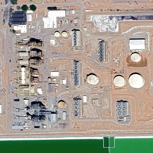 Newman Power Station in El Paso, TX (Google Maps)
