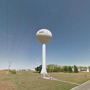 Ada Water Tower in Ada, MN - Virtual Globetrotting