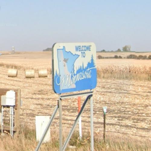 Welcome to Minnesota sign in Bigelow, MN (Google Maps) (#3)