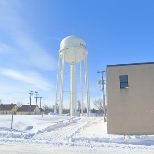 Breckenridge Water Tower in Breckenridge, MN (Google Maps)