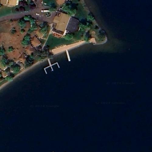 Steam Boat Bay Seaplane Base in East Gull Lake, MN (Google Maps)