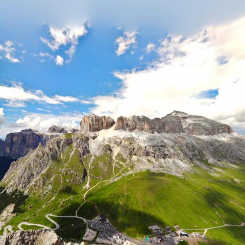 Sasso Becce (I/TN-076) in Passo Pordoi, Italy (Google Maps)