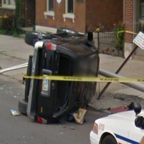 Car Crash in Columbus, OH (Google Maps)