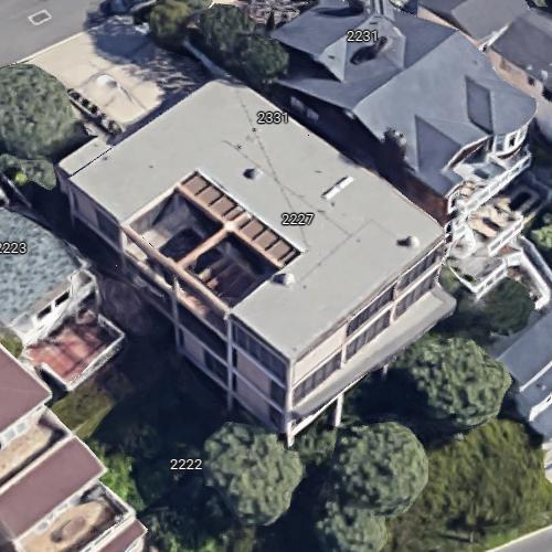 'Rodeffer House' by Carl Maston in Newport Beach, CA (Google Maps)