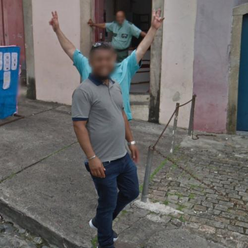 two peace signs in Salvador, Brazil (Google Maps) (#2)