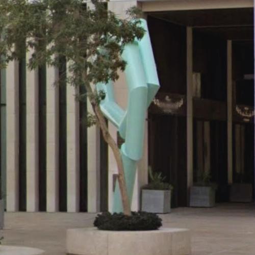 'Turquoise City' by Mark Handforth in Doha, Qatar (Google Maps)