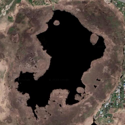 Baryshevo Lake in Chelyabinsk, Russian Federation (Google Maps)