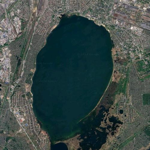 Smolino Lake in Chelyabinsk, Russian Federation (Google Maps)