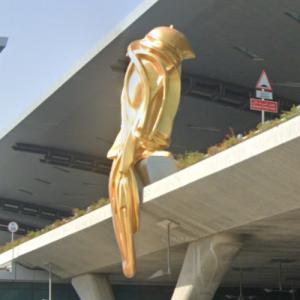 'Falcon' by Tom Claassen in Doha, Qatar - Virtual Globetrotting