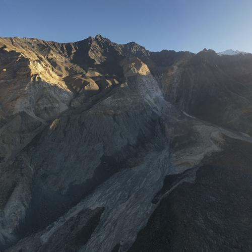 Usoi Dam (world's tallest dam) in Sarez Lake, Tajikistan (Google Maps)