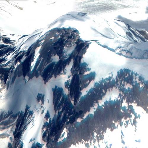 Kudara in Sarez Lake, Tajikistan (Google Maps)