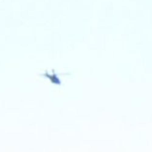 Helicopter flying in Cava de' Tirreni, Italy (Google Maps)