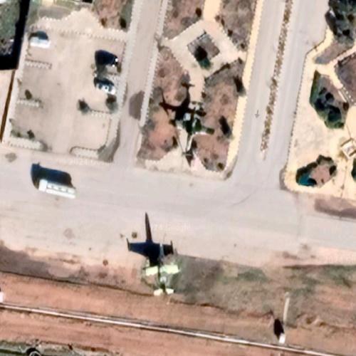 Aircraft static display in Kuweires Sharqi, Syrian Arab Republic ...