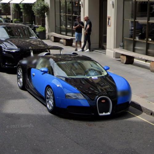 Bugatti Veyron in London in London, United Kingdom (Google Maps) (#2)
