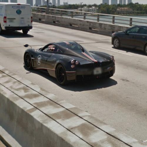 Pagani Huayra in Miami Beach, FL (Google Maps) (#10)
