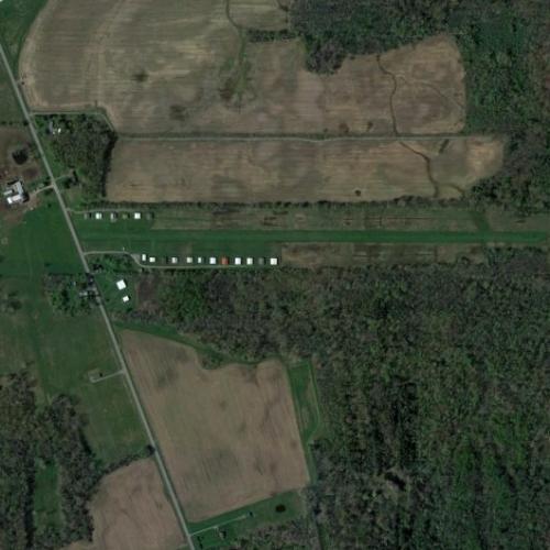 Gaines Valley Aviation Airport in Albion, NY (Google Maps)