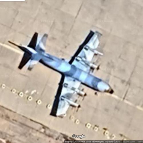 Iranian P-3F in Shiraz, Islamic Republic of Iran (Google Maps)