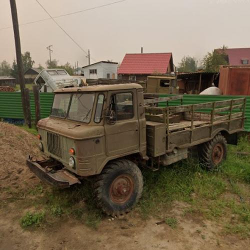 GAZ-66 in Nyurba, Russian Federation (Google Maps) (#2)