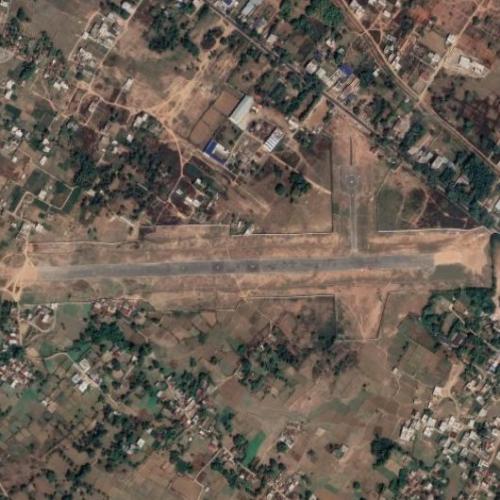 Daltonganj Airport in Daltenganj, India (Google Maps)