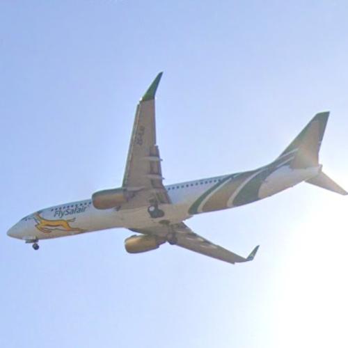 FlySafair Boeing 737 "Springboks" [ZS-SJU] in Port Elizabeth, South ...