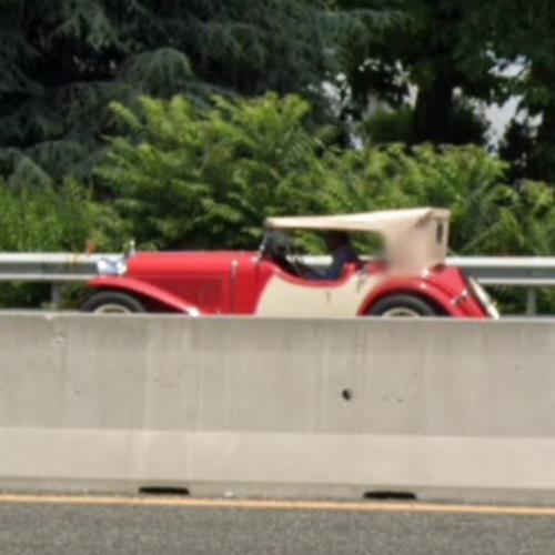 Fiat 522C Torpedo Sport by Viotti in Lainate, Italy (Google Maps)