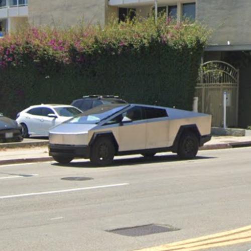 Tesla Cybertruck in Santa Monica, CA (Google Maps)