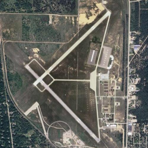 Grayling Army Airfield in Grayling, MI (Google Maps)