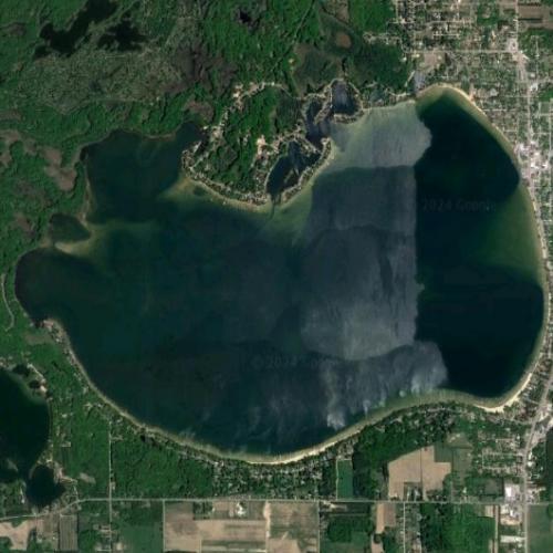 Lake Missaukee in Lake City, MI (Google Maps)